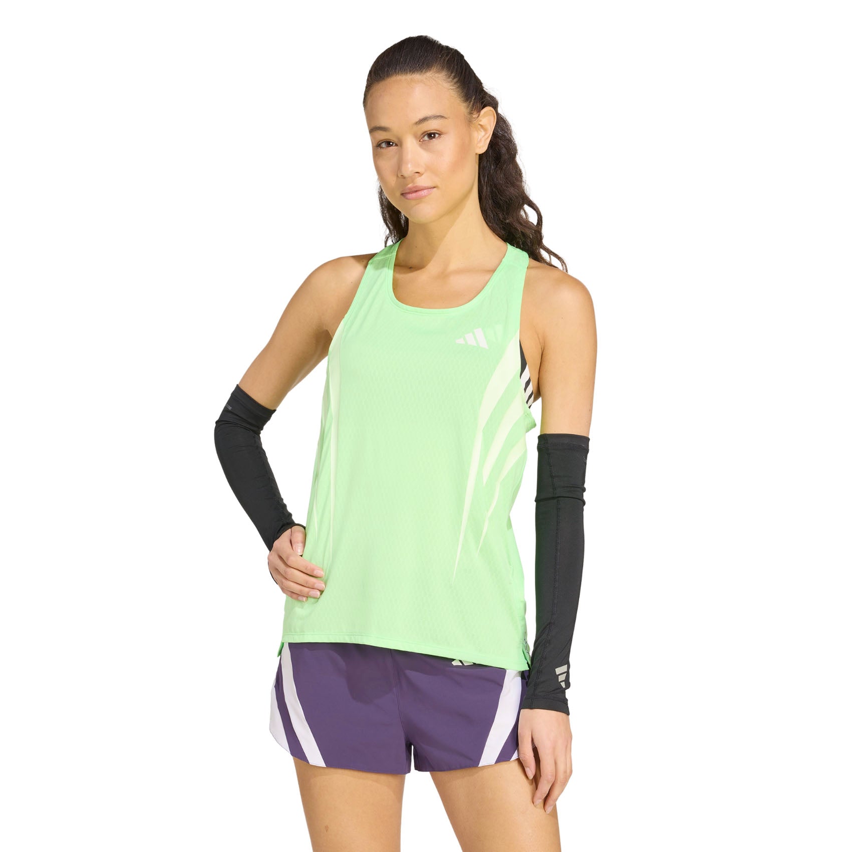Womens adidas Adizero NYC Singlet | Race-Ready Performance Running Top