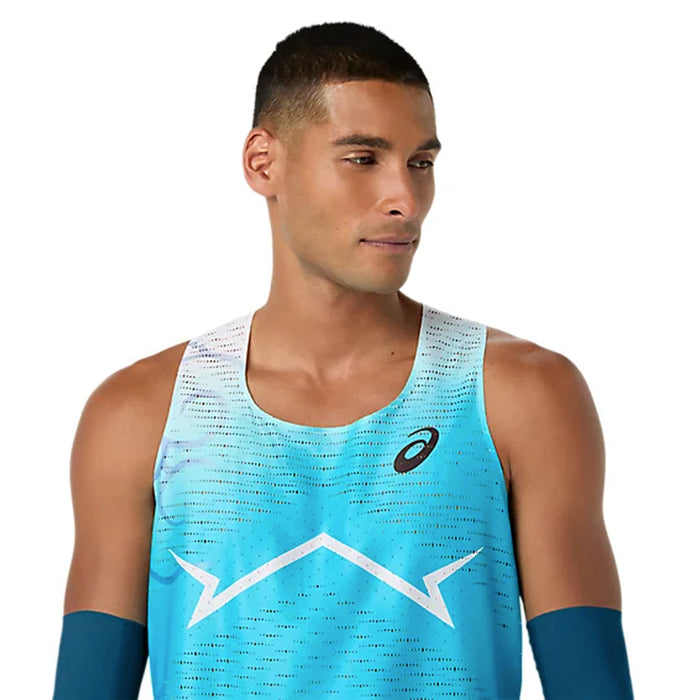 Mens ASICS Metaspeed Singlet | Performance Racing Singlet | Aquarium