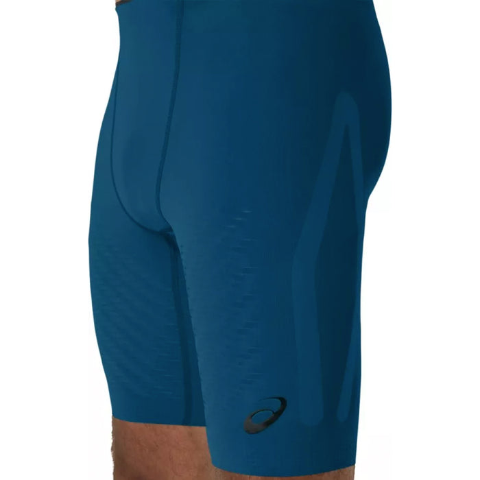 Mens ASICS Metaspeed Tight | Performance Running Half Tights | Rich Navy