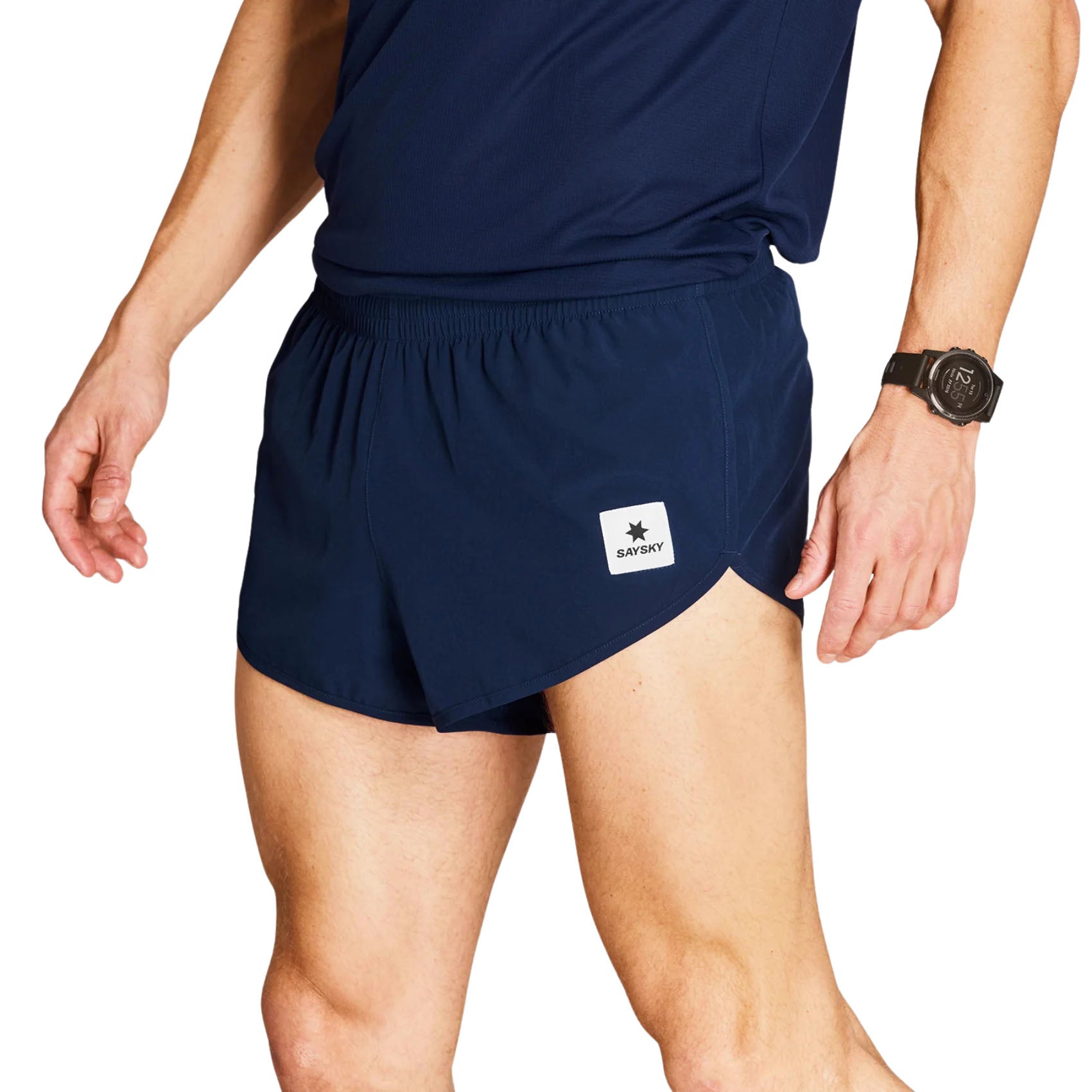 Mens Saysky Combat 2" Shorts | Running Split Shorts with Gel Pockets