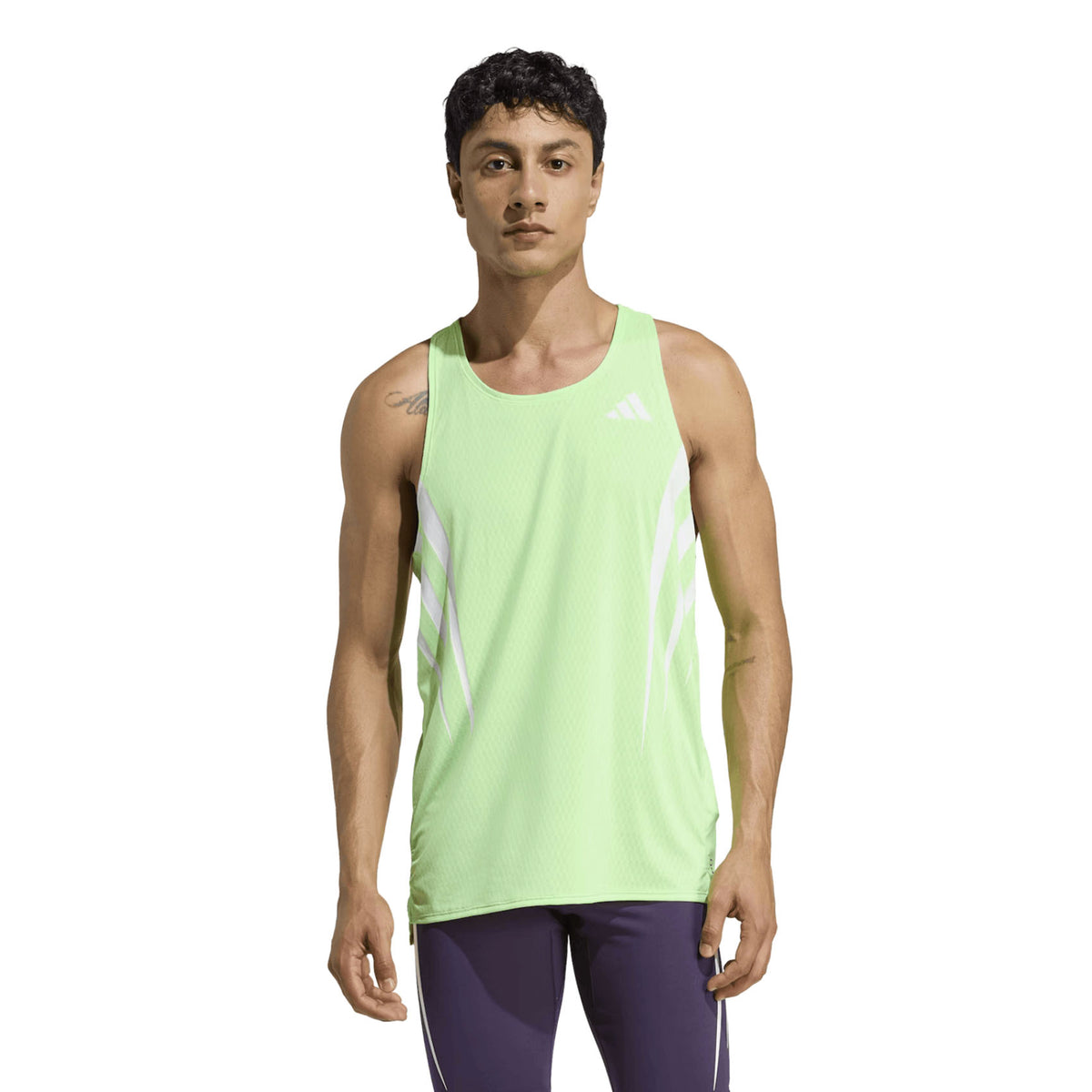 Mens adidas Adizero NYC Singlet | Race-Ready Performance Running Top
