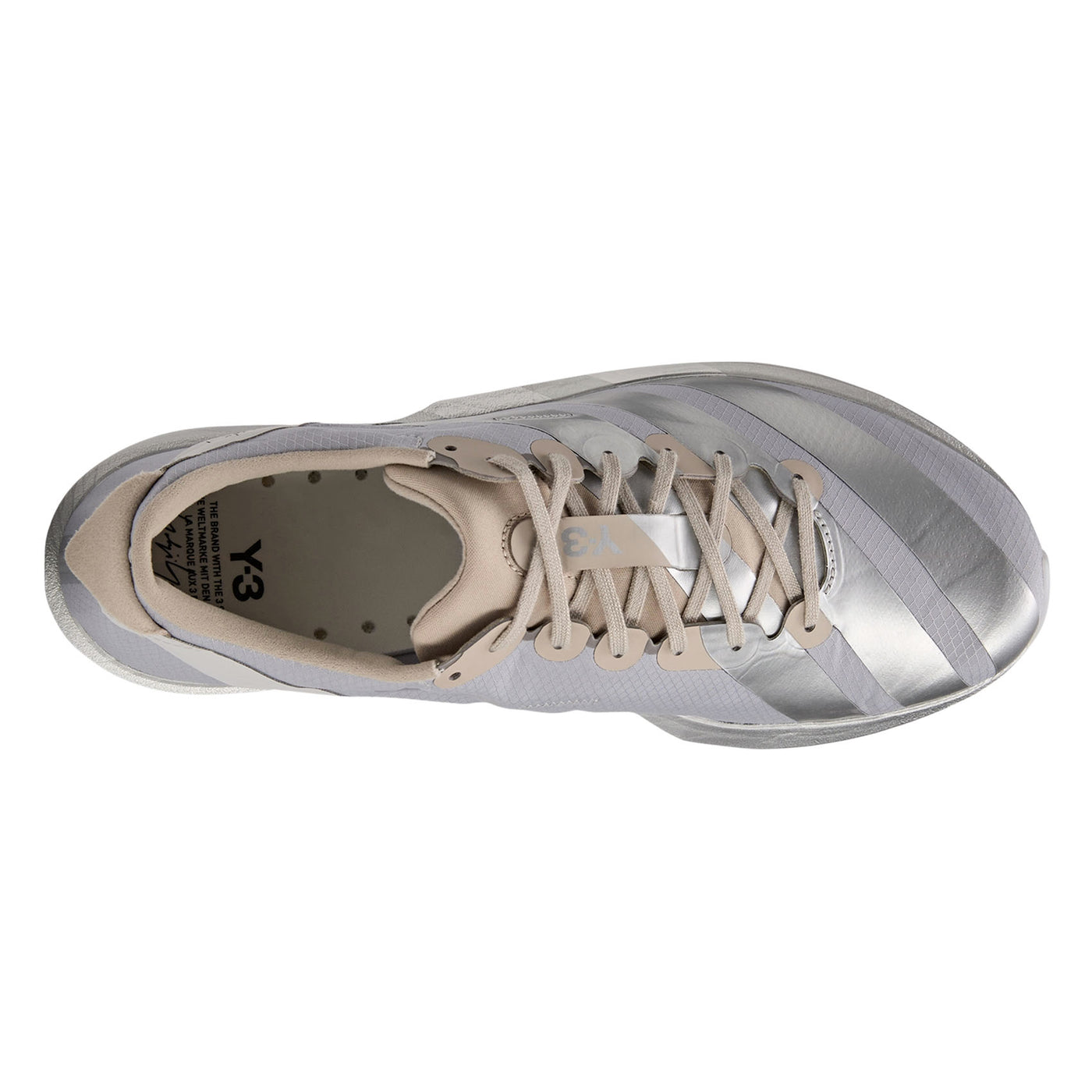 Mens adidas Y-3 Adizero Adios 9 | Low-Profile Speedy Trainer | Silver ...