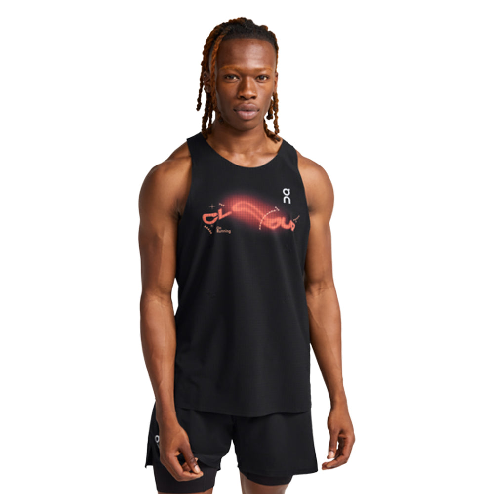 Mens ON Running Pace Tank | Sustainable Performance Running Top | Sage