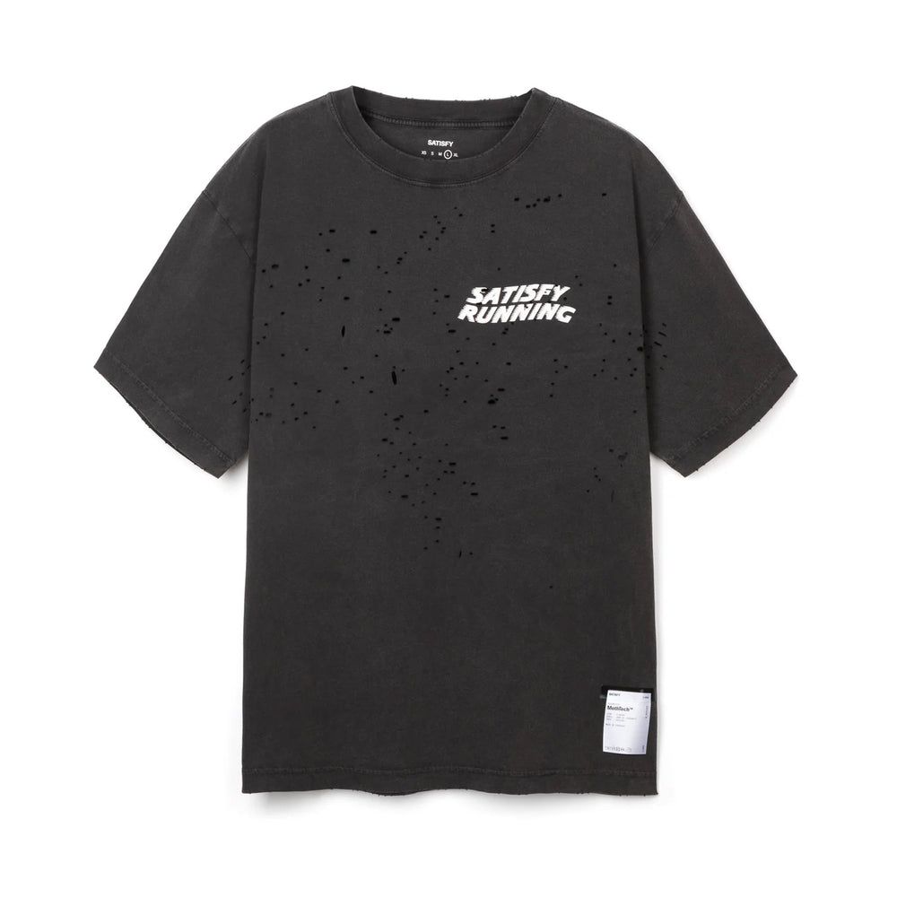 Mens Satisfy MothTech Running Tee | Signature Cotton Running Top | Aged ...
