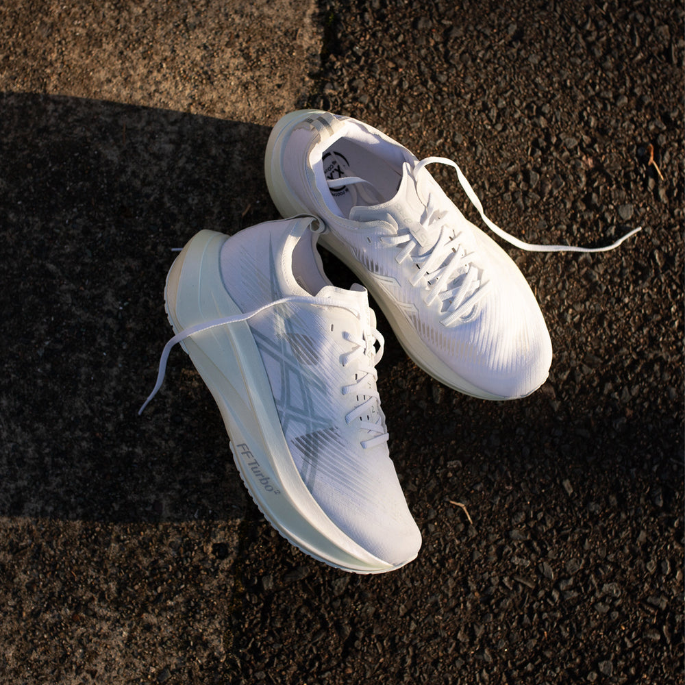 Unisex ASICS Megablast | Light, Bouncy, Versatile Super Trainer | White ...
