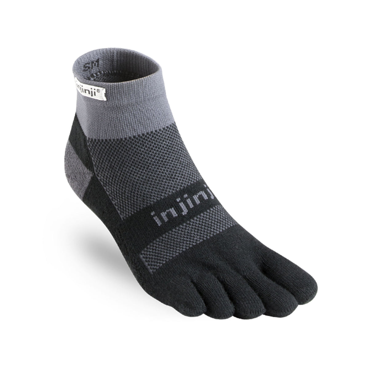 Unisex Injinji Run Midweight Mini Crew Socks | Five-Toe Design Sock ...