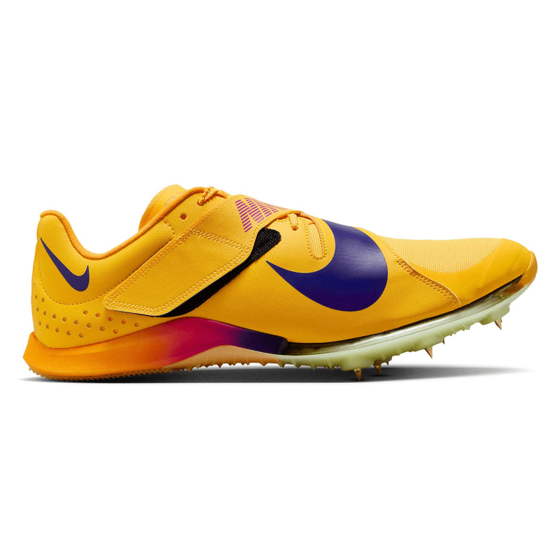 Unisex Nike Long Jump Elite | Citron Pulse / Volt Ice / Vivid Purple ...