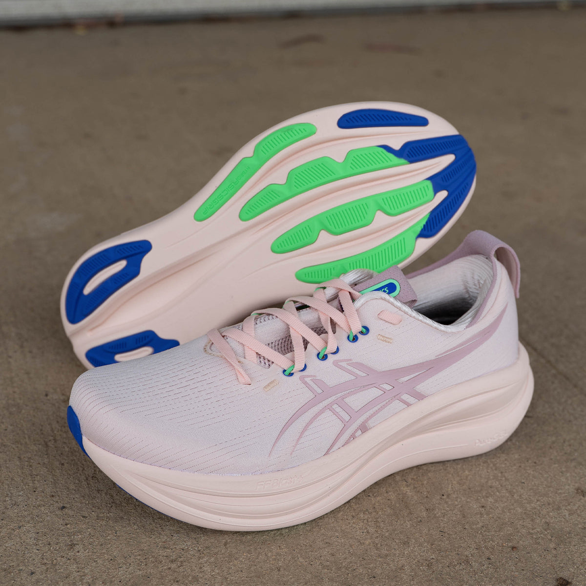 Womens ASICS GEL-Nimbus 28 (Wide) | Pearl Pink / Morganite
